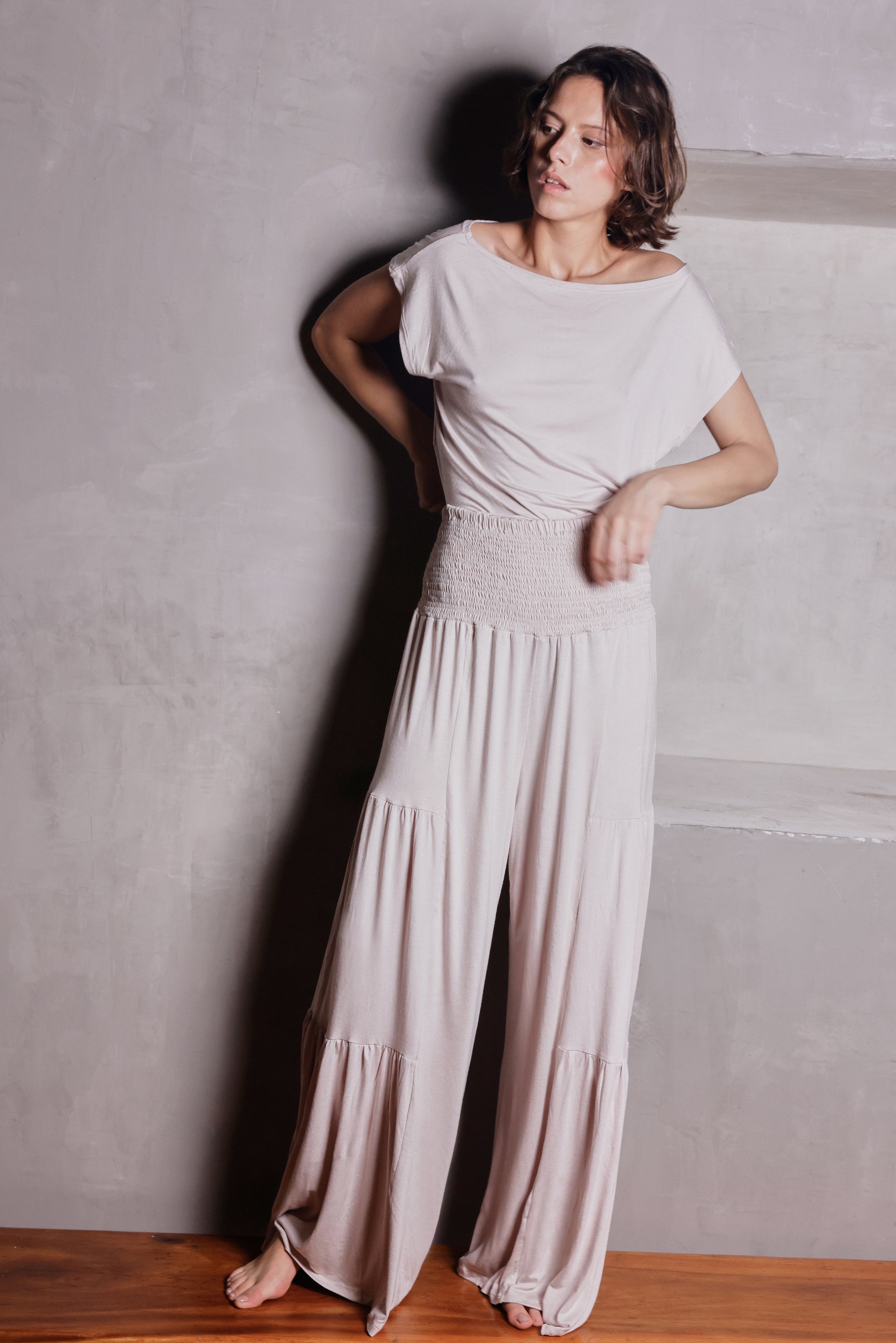 BREATHE PANT SET GRIS CLARO – Emuna Lifestyle Colombia